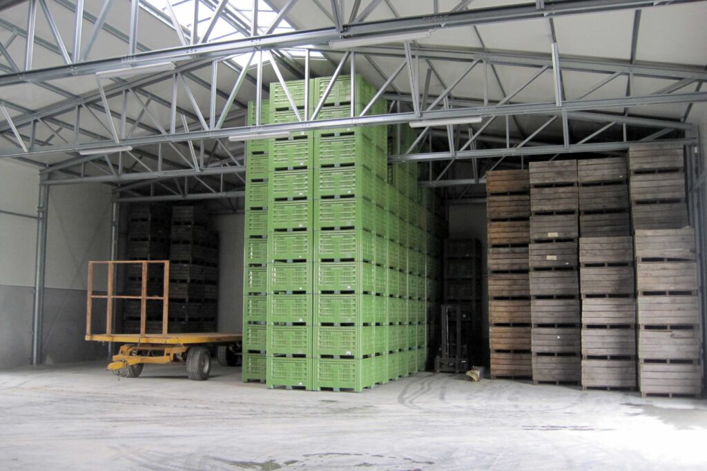 Halle de stockage de légumes et de fruits | Frisomat
