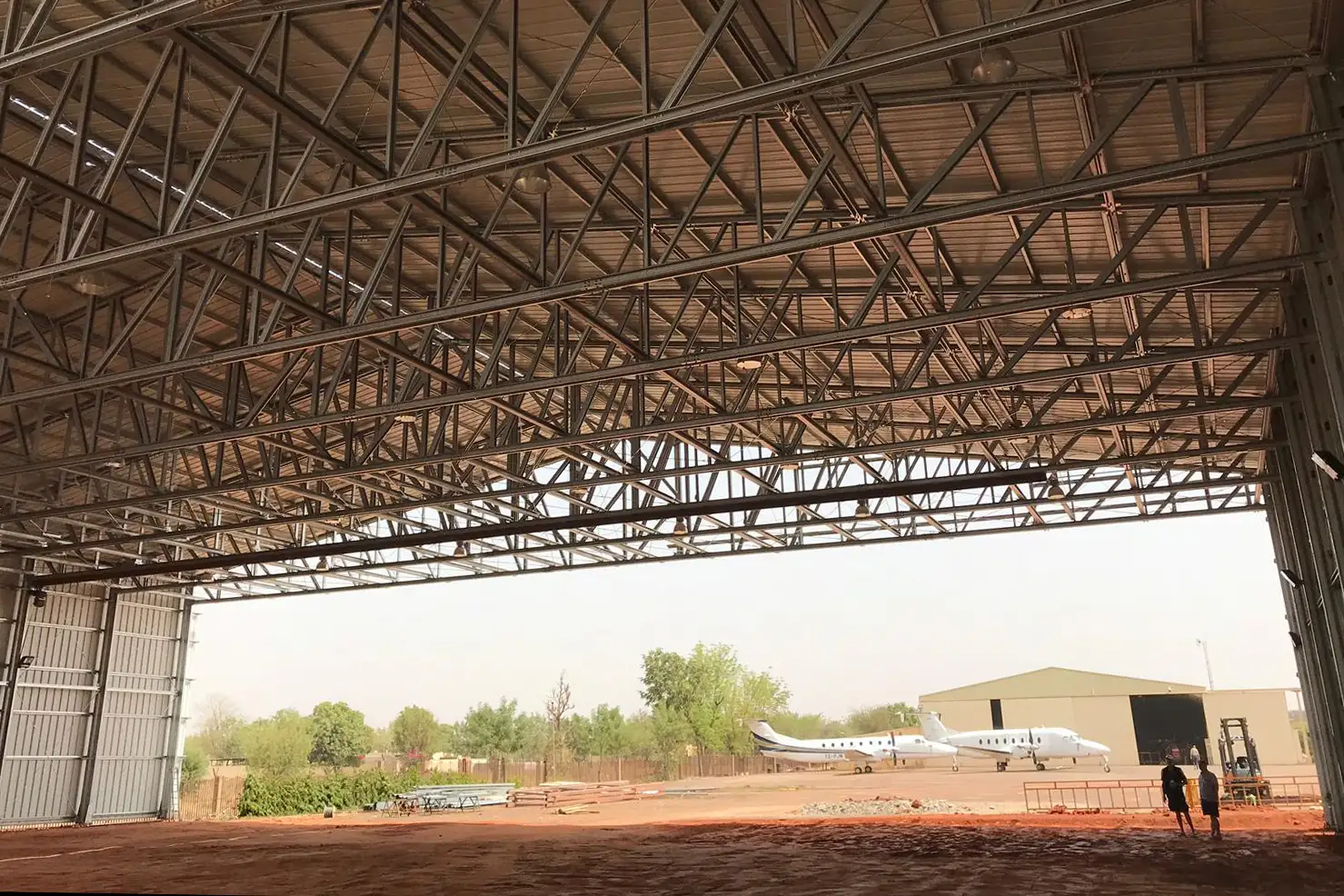 Sahel Aviation Airplane Hangar | Frisomat Reference